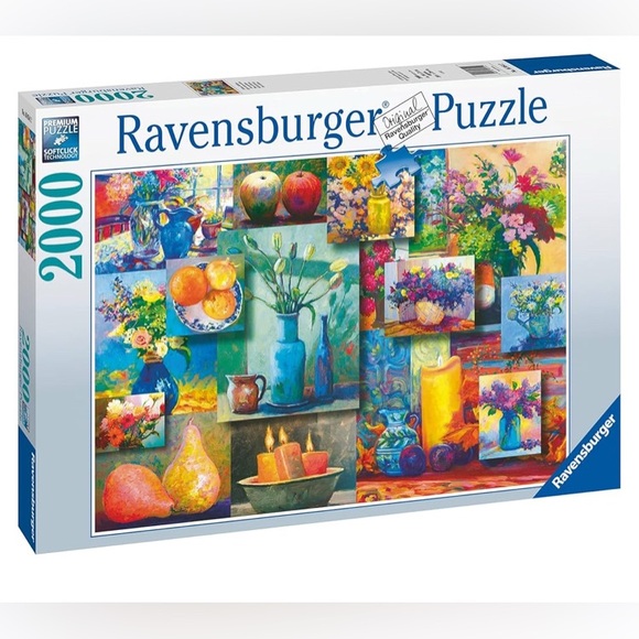 Ravensburger | Games | Nib Ravensburger Still Life Beauty Jigsaw Puzzle ...